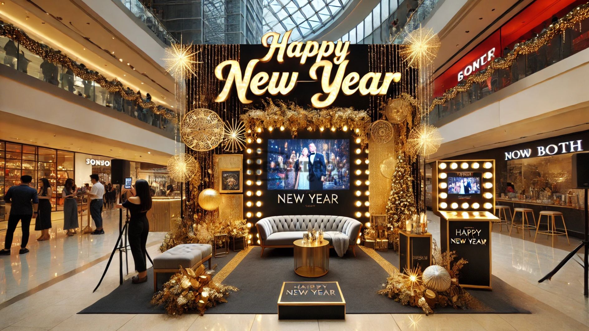 Backdrop Tahun Baru untuk Mall dan Tempat Umum di Jakarta - Backdrop Event